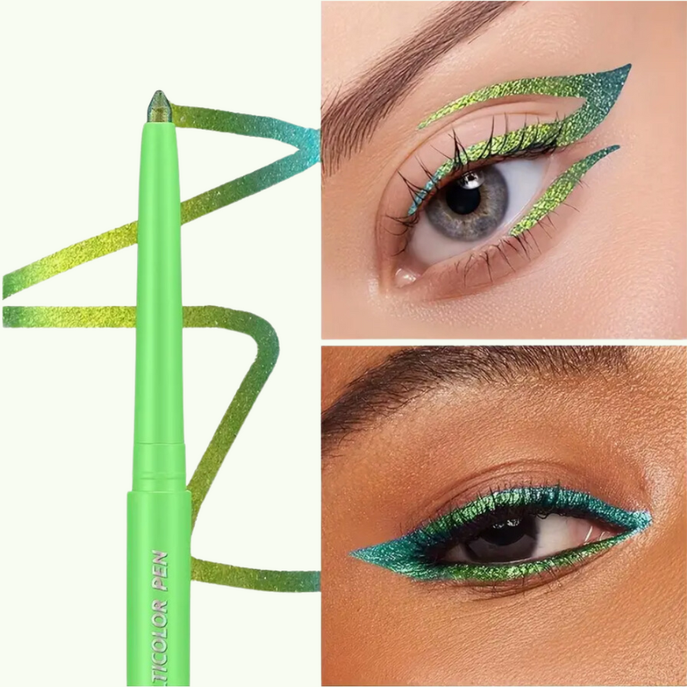 Duochrome Eyeliner Pen - Green – Medusa's Makeup